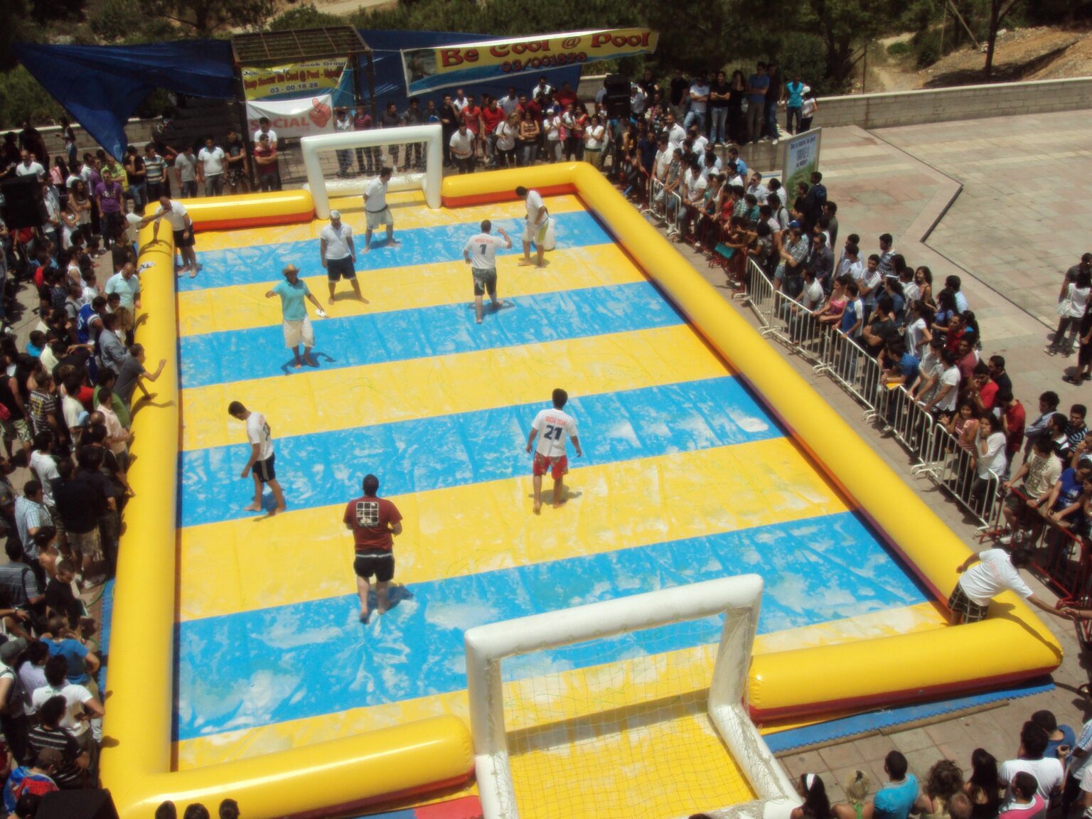Inflatable Soccer field - Just for Fun | Portable and Safe